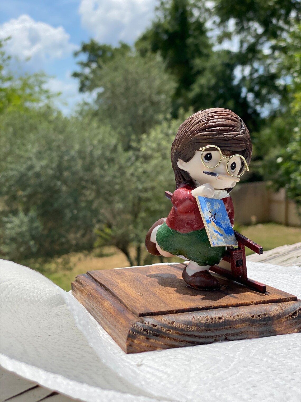 Norman “ Girl Running With Wet Painting” Fan Art Repurposed Precious ...