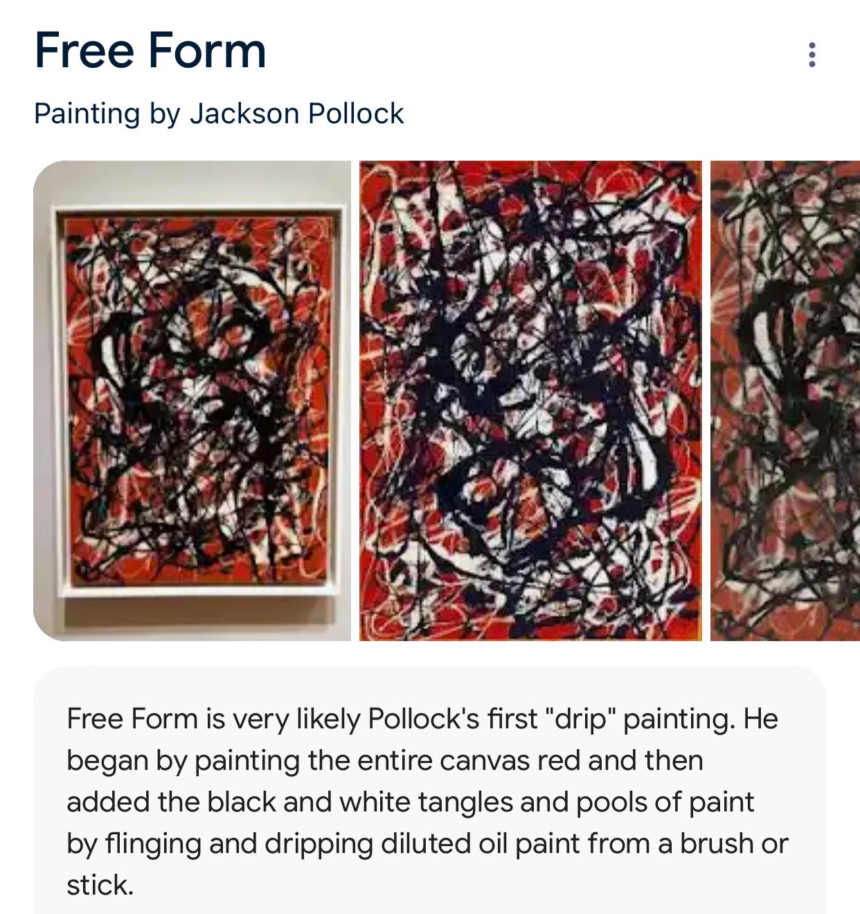 J.pollock Fan Art Amended Artist Series - Etsy