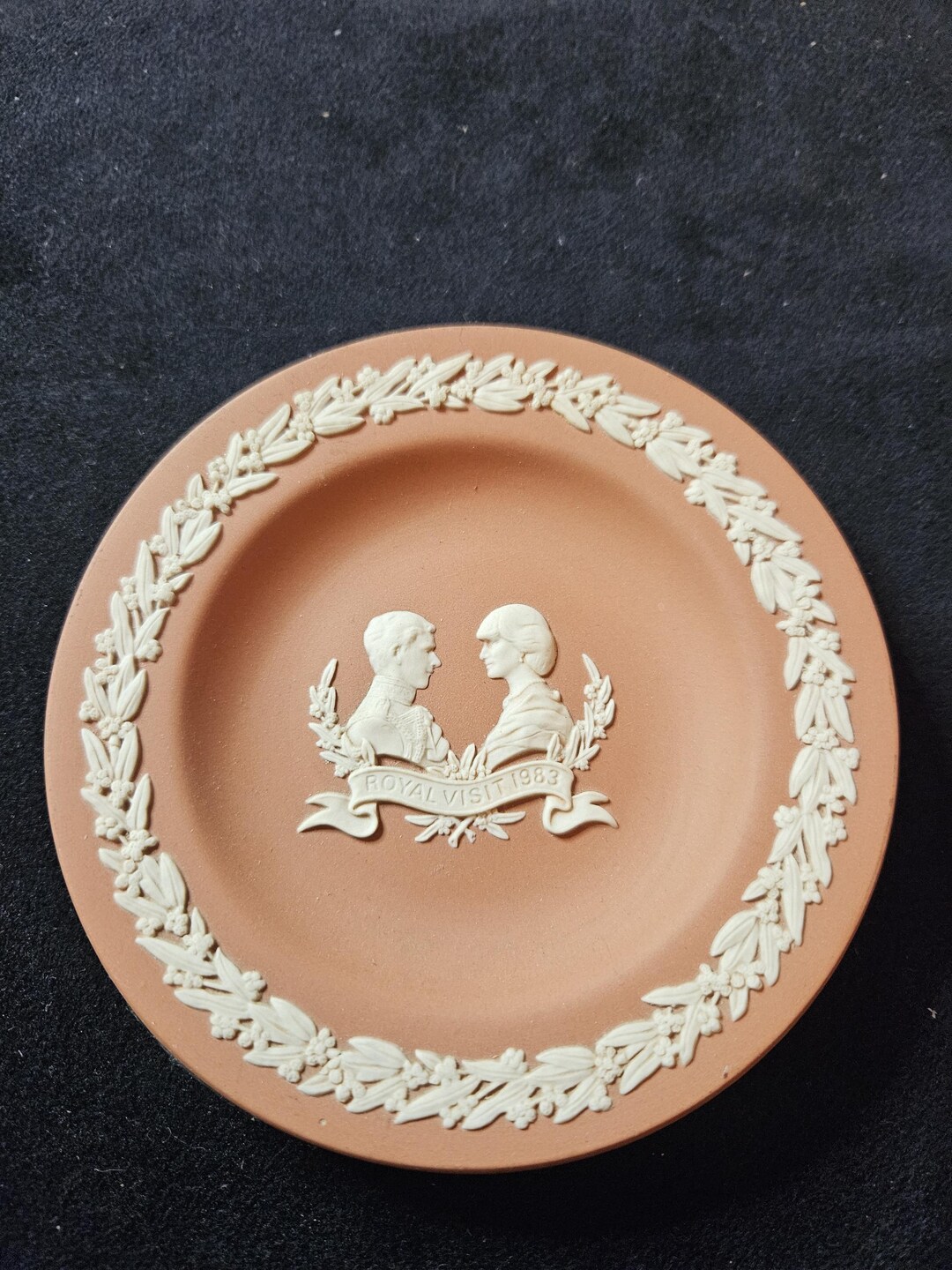 Vintage Wedgwood Terracotta Jasperware Prince Charles & Princess Diana ...