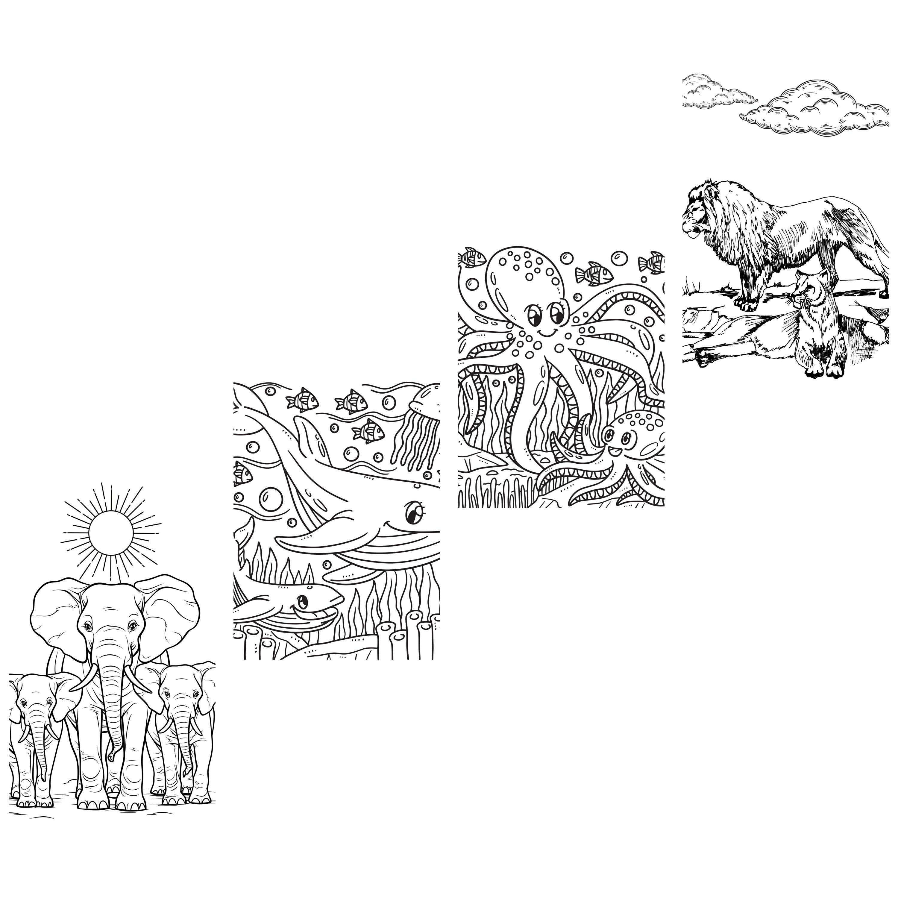 10 Kids Coloring Pages - Etsy