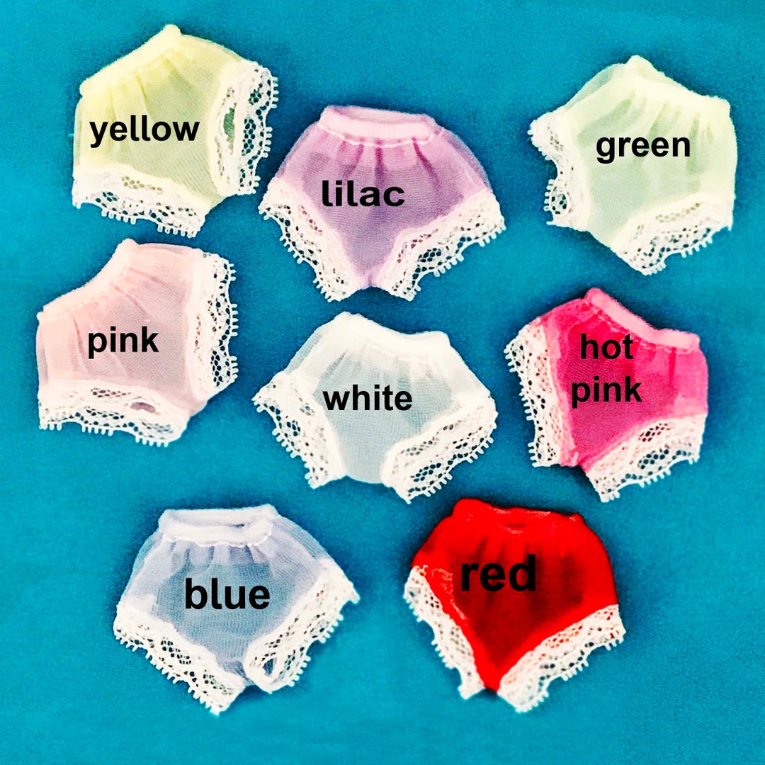 Doll Panties For 4 6 5 Tiny Dolls Made To Fit Kelly Chelsea Tiny Bjd