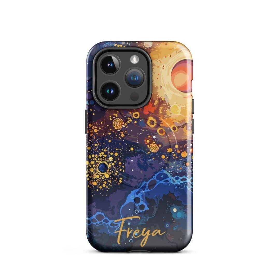 Custom Celestial Magsafe® Tough Case for Iphone®, Personalized Cosmic ...