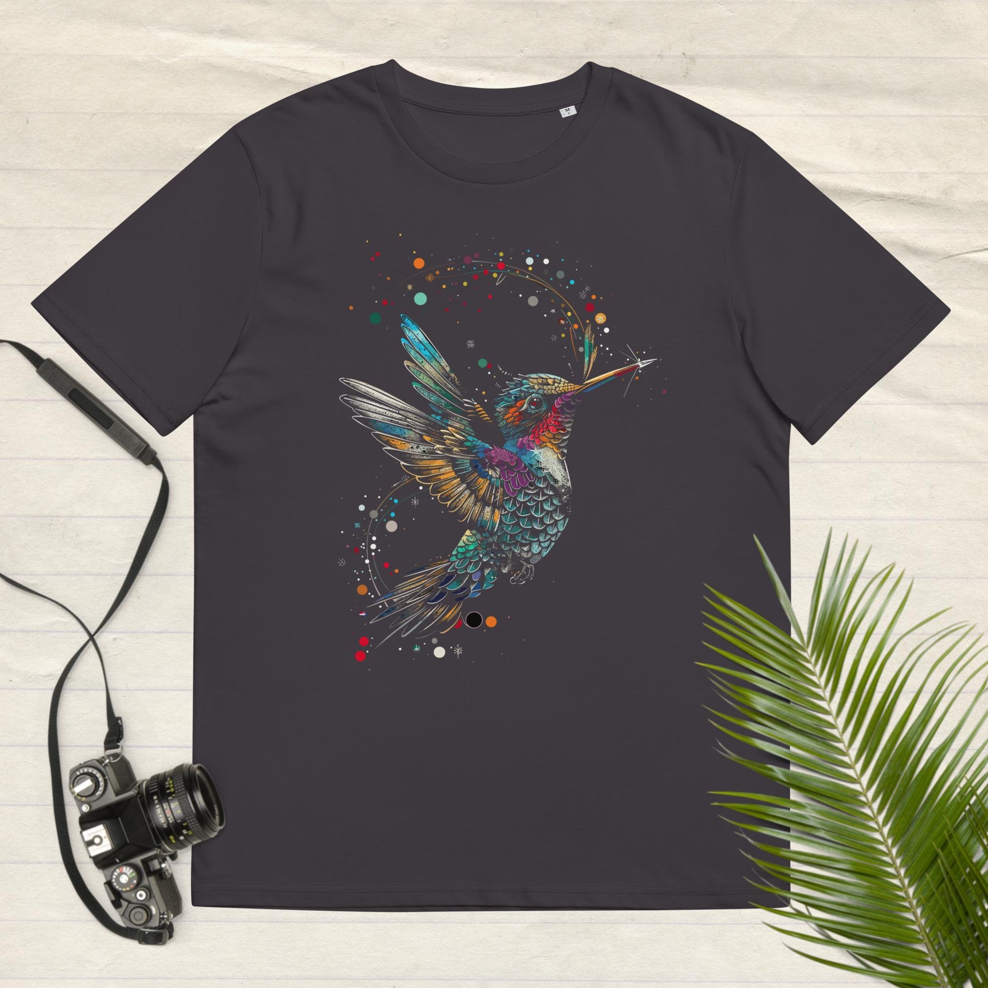 Hummingbird T-shirt, Animal Lover Tee, Colorful Graphic Colibri Tee ...
