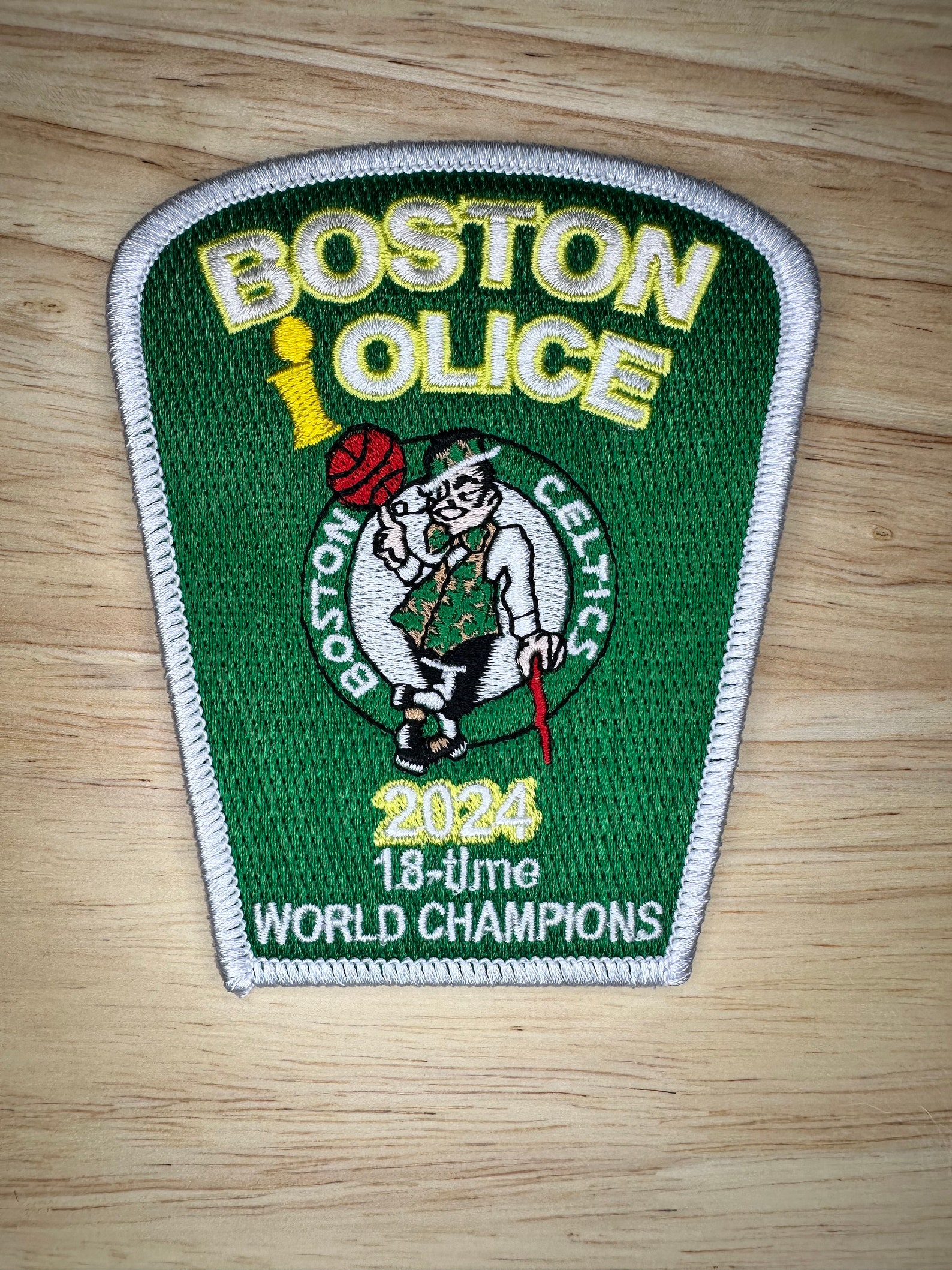 Boston Police Celtics Patch - Etsy