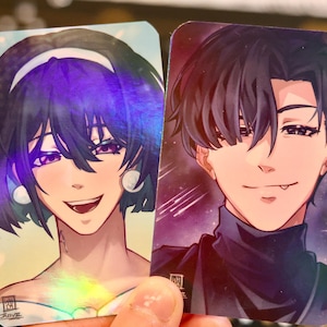 Holographic Alien Stage Photocards - Etsy