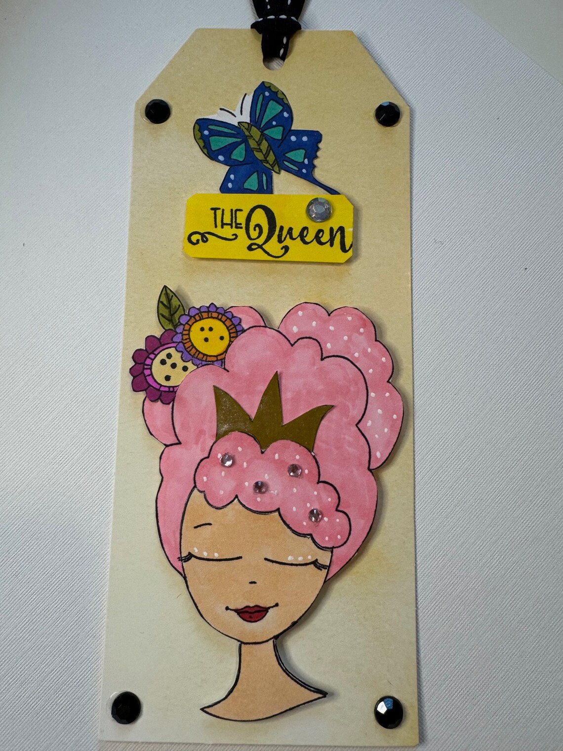 Queen. Chic. Made on a Specialty Tag Card Stock. Julie Nutting Stamp ...