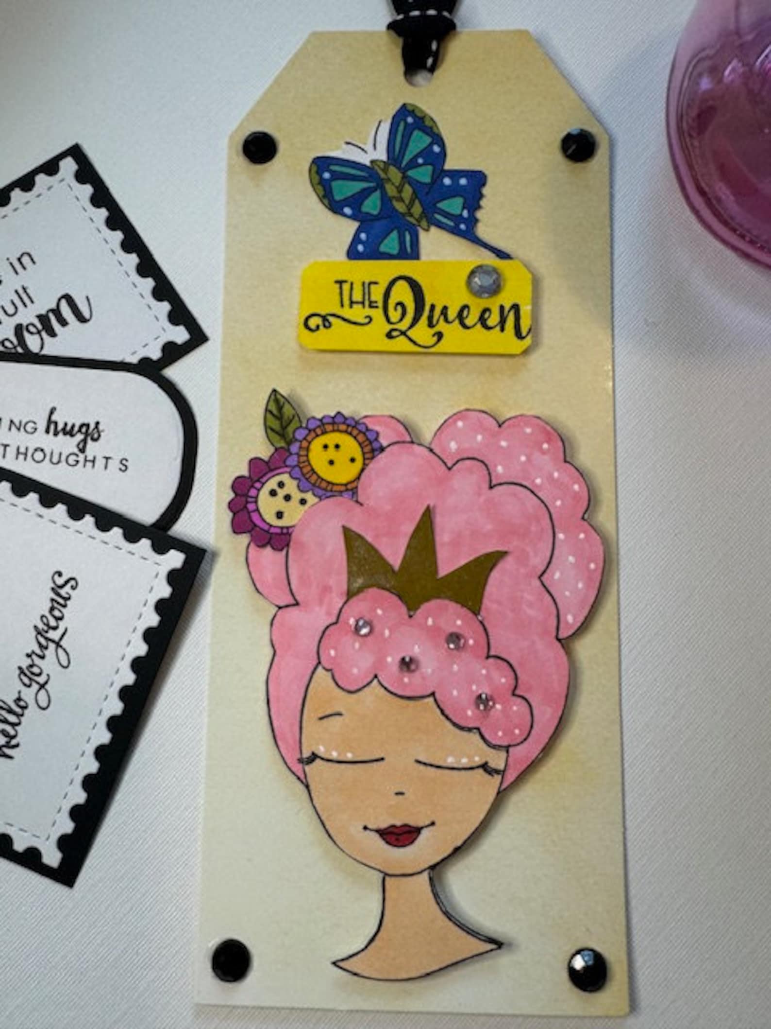 Queen. Chic. Made on a Specialty Tag Card Stock. Julie Nutting Stamp ...