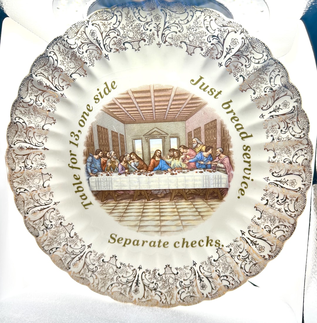 Jesus Plate “table for 13, One Side. Just Bread Service. Separate ...