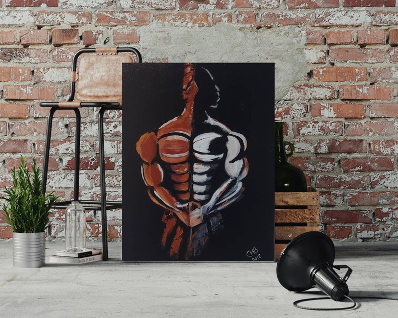 Original Him Art Painting: A Captivating Depiction, Indulge With an ...