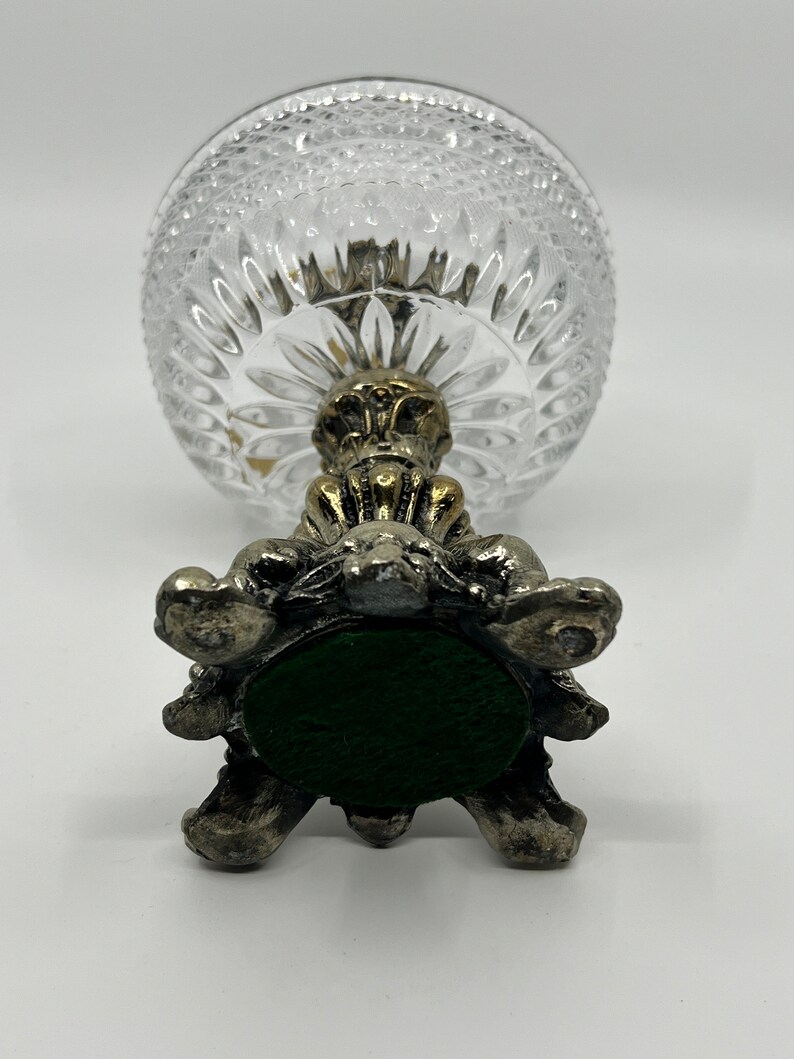 Antique Dekra Diamond Hand Cut Candlestick Holder With Over 24% Lead ...