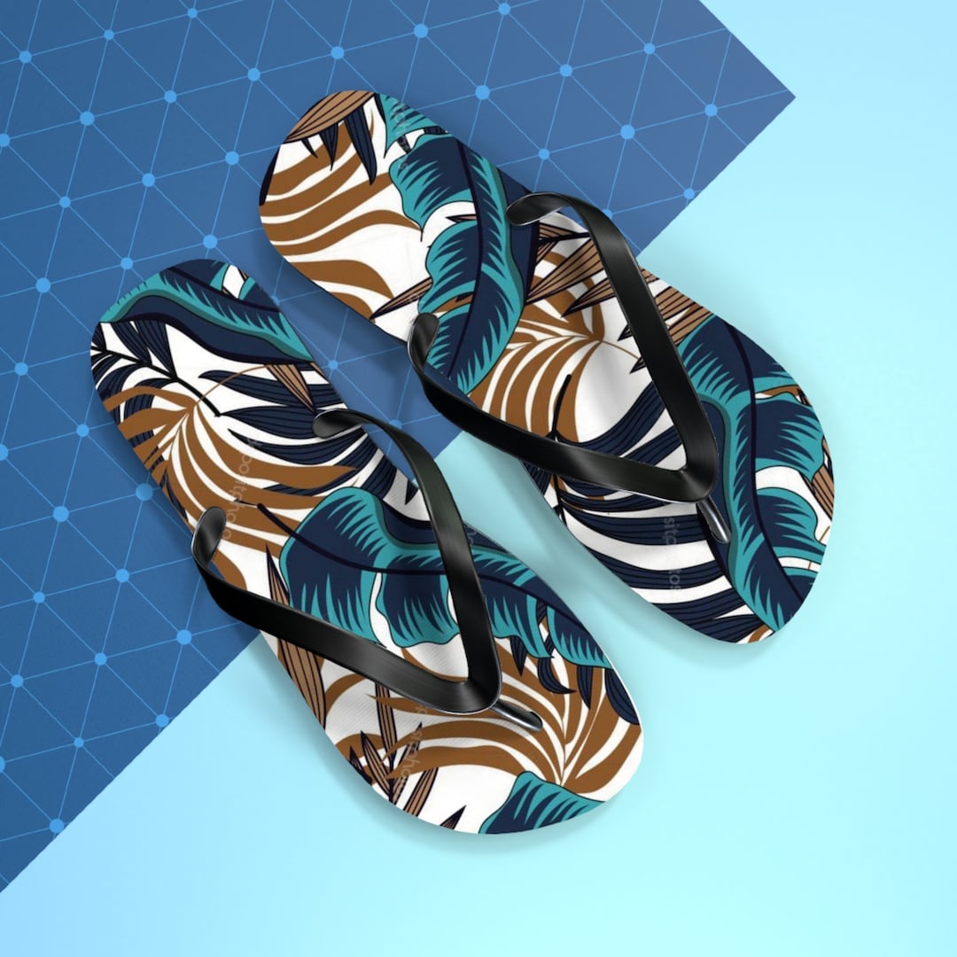 Men Flip Flops, Customizable Design, A Colorful Summer, Comfortable ...