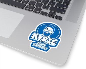 Kyrie Irving Back-to Glossy Sticker 3, Water Resistant Laptop and Phone ...