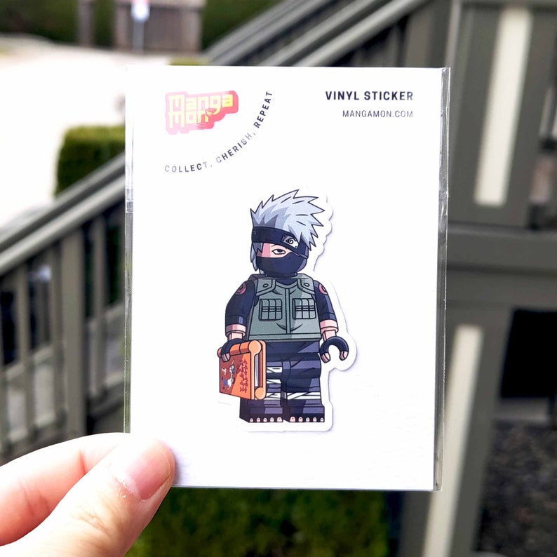 Kakashi Minifig Vinyl Sticker DBZ Anime Gifts Geek Merch Collectibles ...