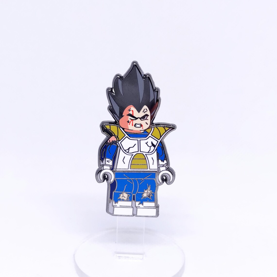 Limited Edition Vegeta Lego Minifig Pin DBZ Anime Gift Collectible Hard ...