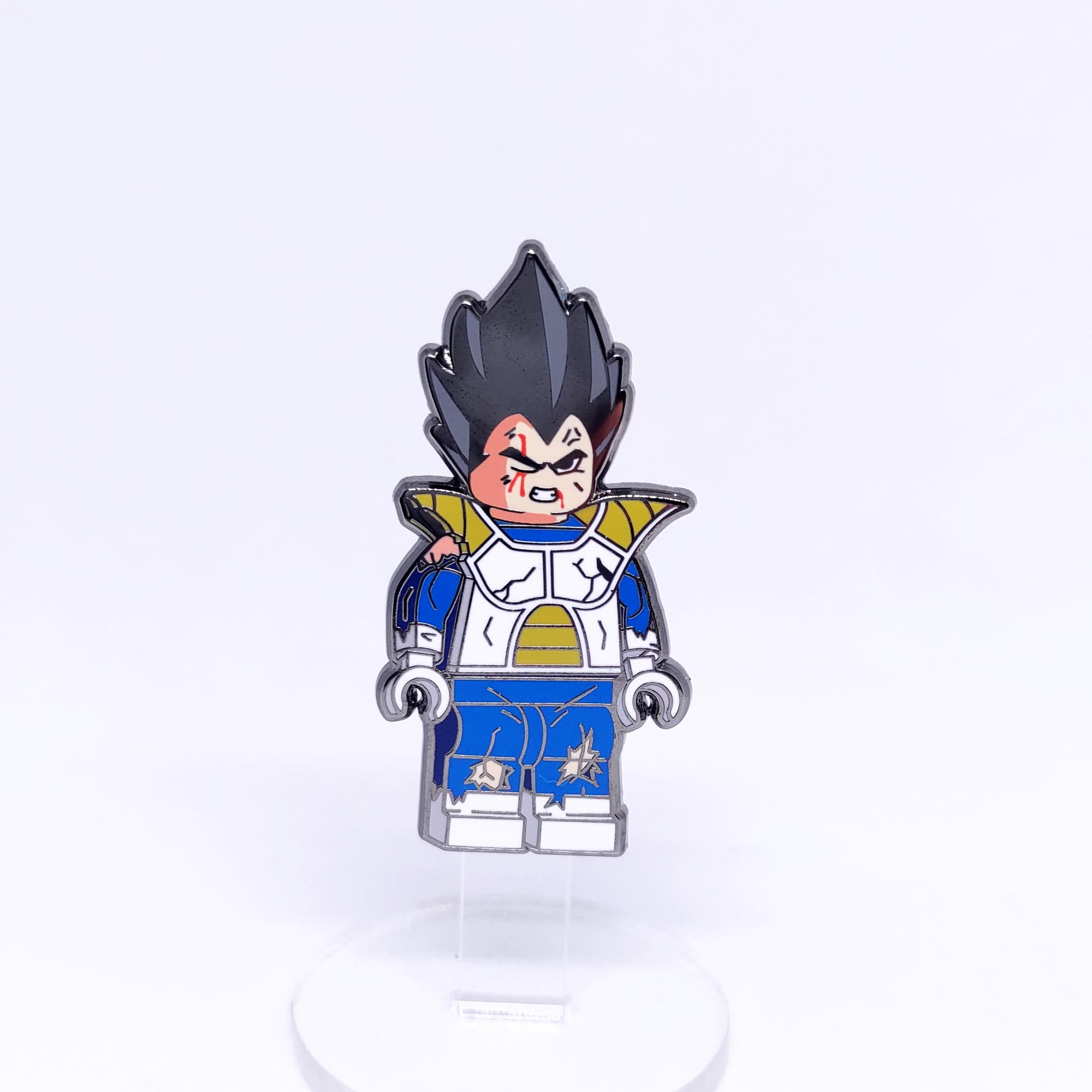 Limited Edition Vegeta Lego Minifig Pin DBZ Anime Gift Collectible Hard ...