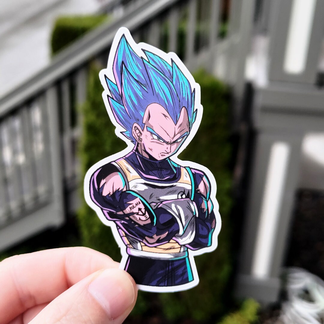 SSB Super Saiyan Blue Vinyl Sticker DB Super Anime Gift Collectible ...