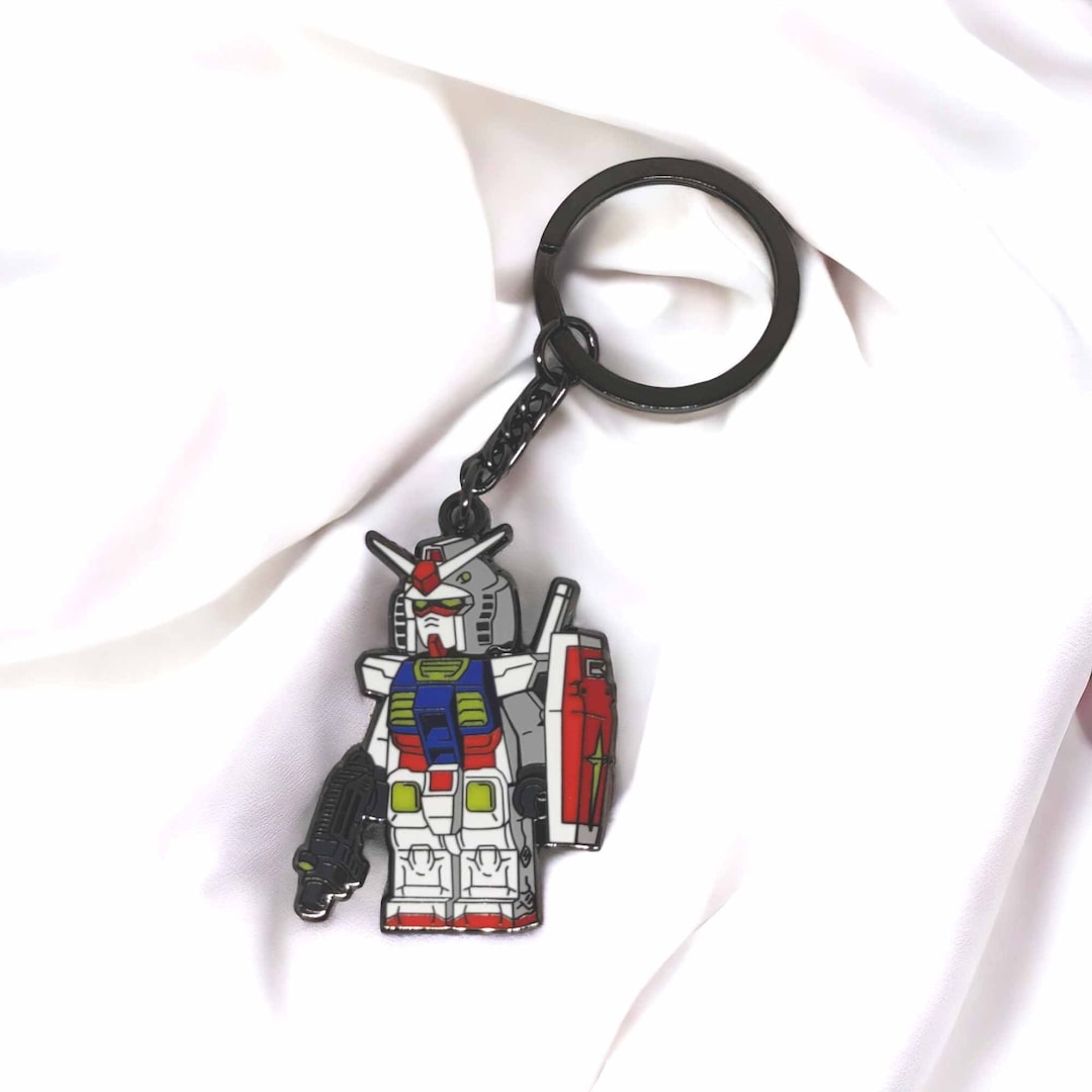 Lego Gundam Rx-78-2 Minifig Enamel Keychain Anime Gift Collectible ...