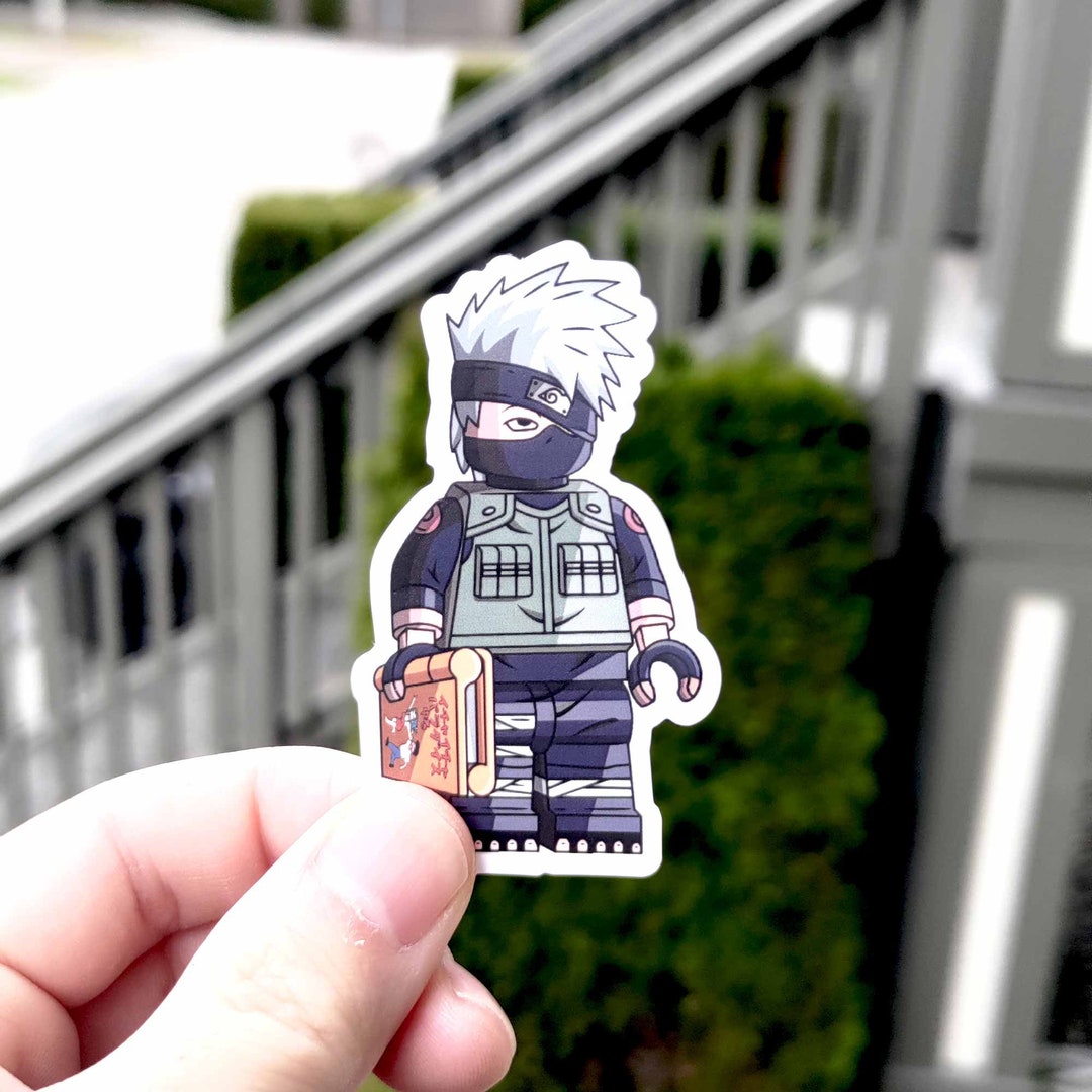 Kakashi Minifig Vinyl Sticker DBZ Anime Gifts Geek Merch Collectibles ...