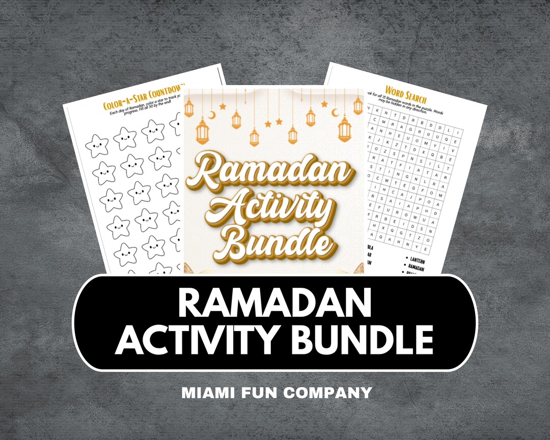 Ramadan Printable Activity Pack for Muslim Kids — Coloring Pages ...