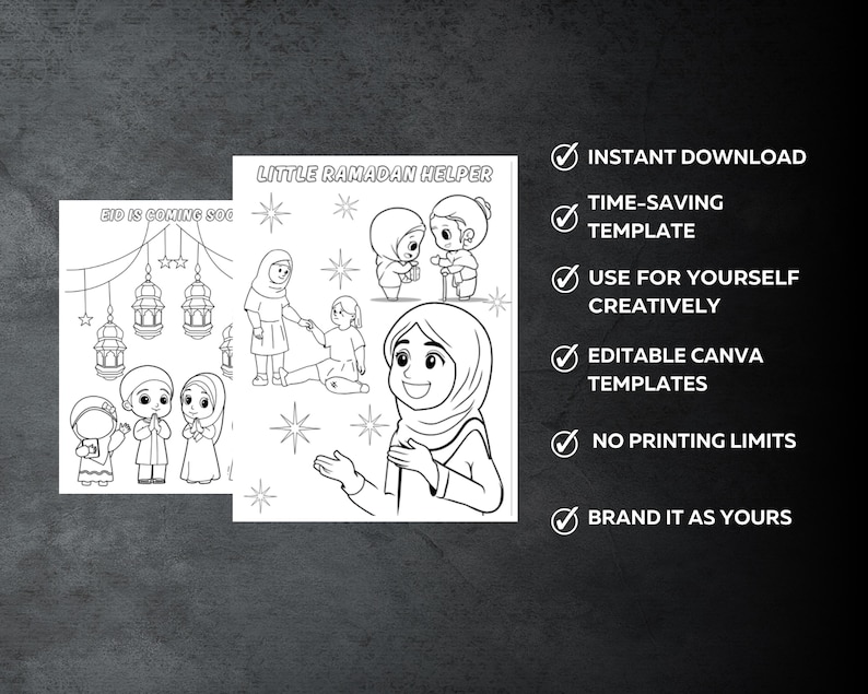 Ramadan Printable Activity Pack for Muslim Kids — Coloring Pages ...