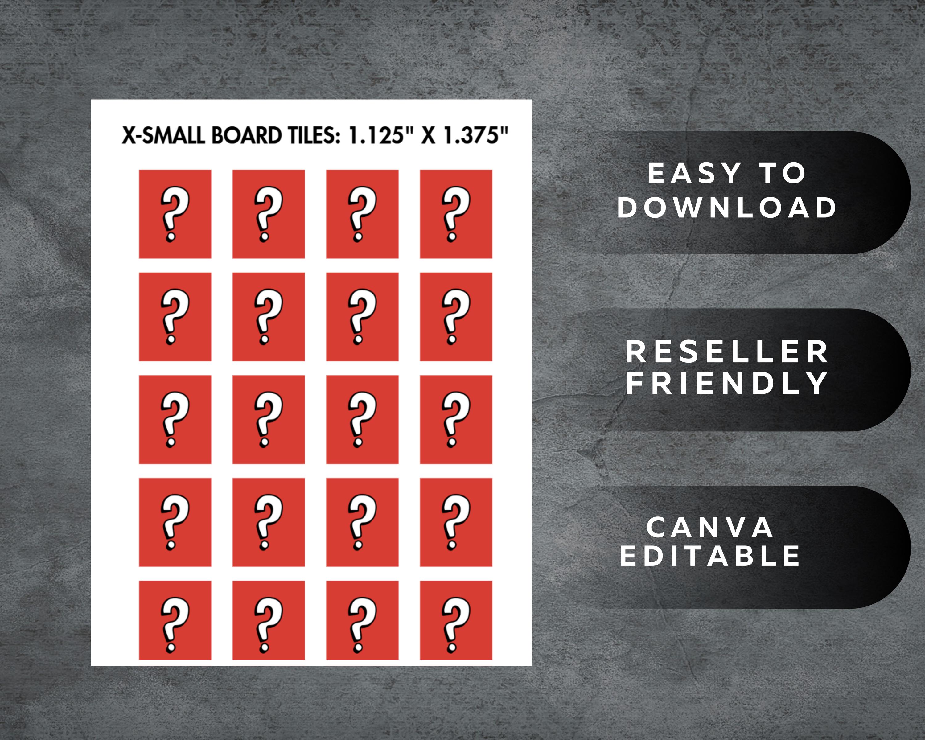 Guess Who Printable Game Cards, Customizable Design (editable Template ...