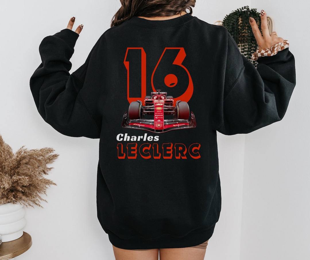 Charles Leclerc 2024 Formula One Crewneck Sweatshirt Comfortable Unisex ...