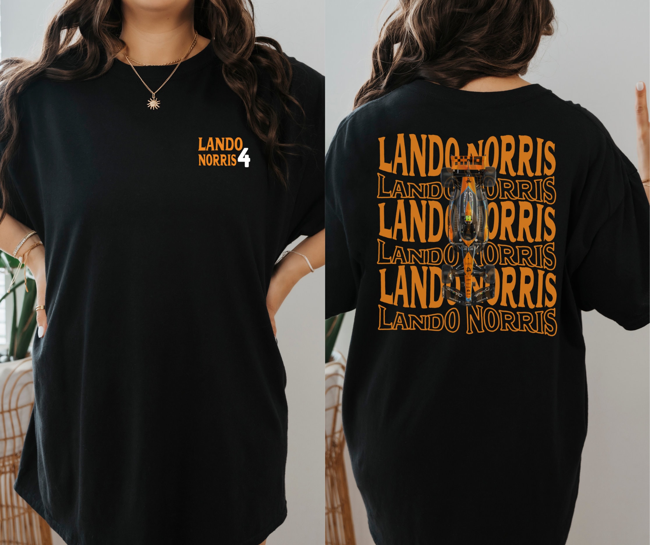 Lando Norris Formula One Tshirt Gildan 5000 Unisex F1 Tee Gift Mclaren ...