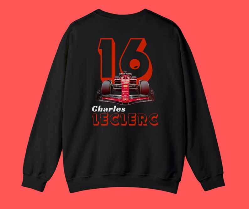 Charles Leclerc 2024 Formula One Crewneck Sweatshirt Comfortable Unisex ...