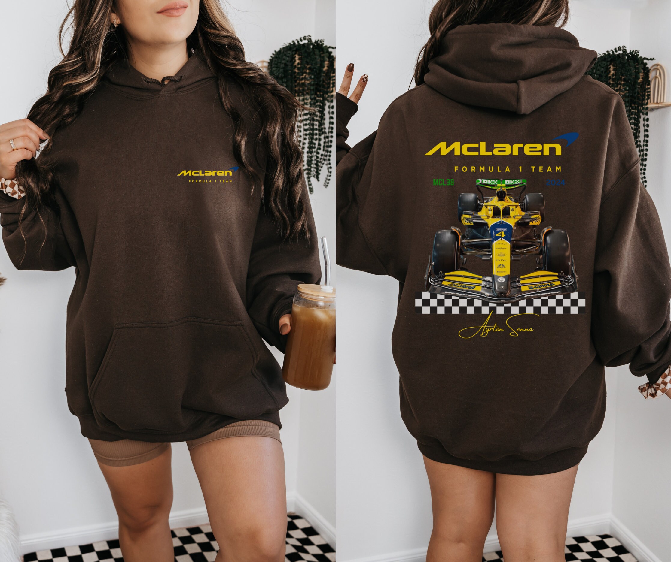 Mclaren 2024 Ayrton Senna Formula One Hoodie Heavy Blend Unisex ...
