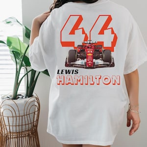 Lewis Hamilton 2025 Ferrari Formula One Gildan 5000 Unisex Tshirt F1 ...