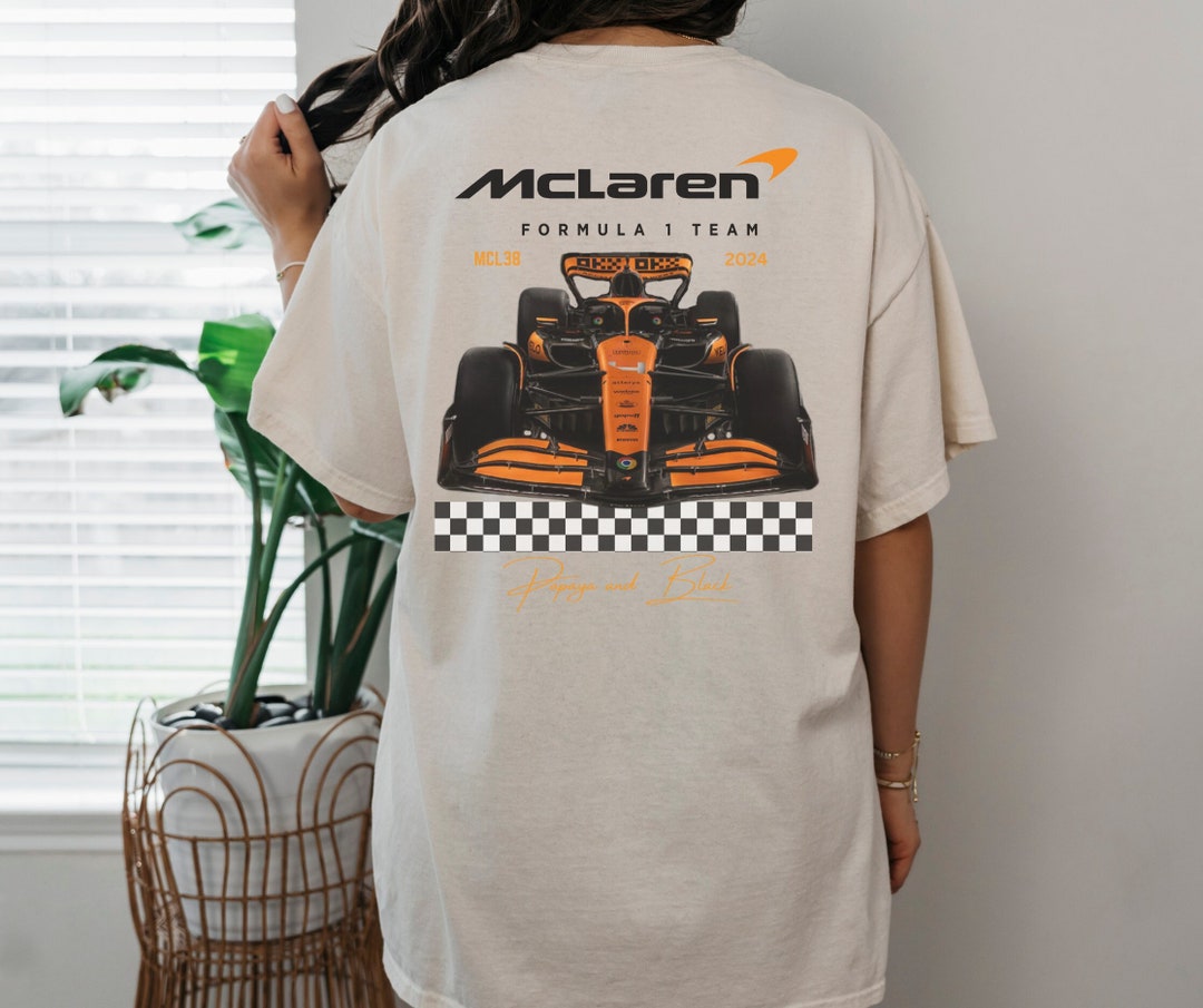 Mclaren 2024 Formula One Gildan 5000 Unisex Tshirt F1 Tee Gift of Lando Norris Oscar Piastri ...