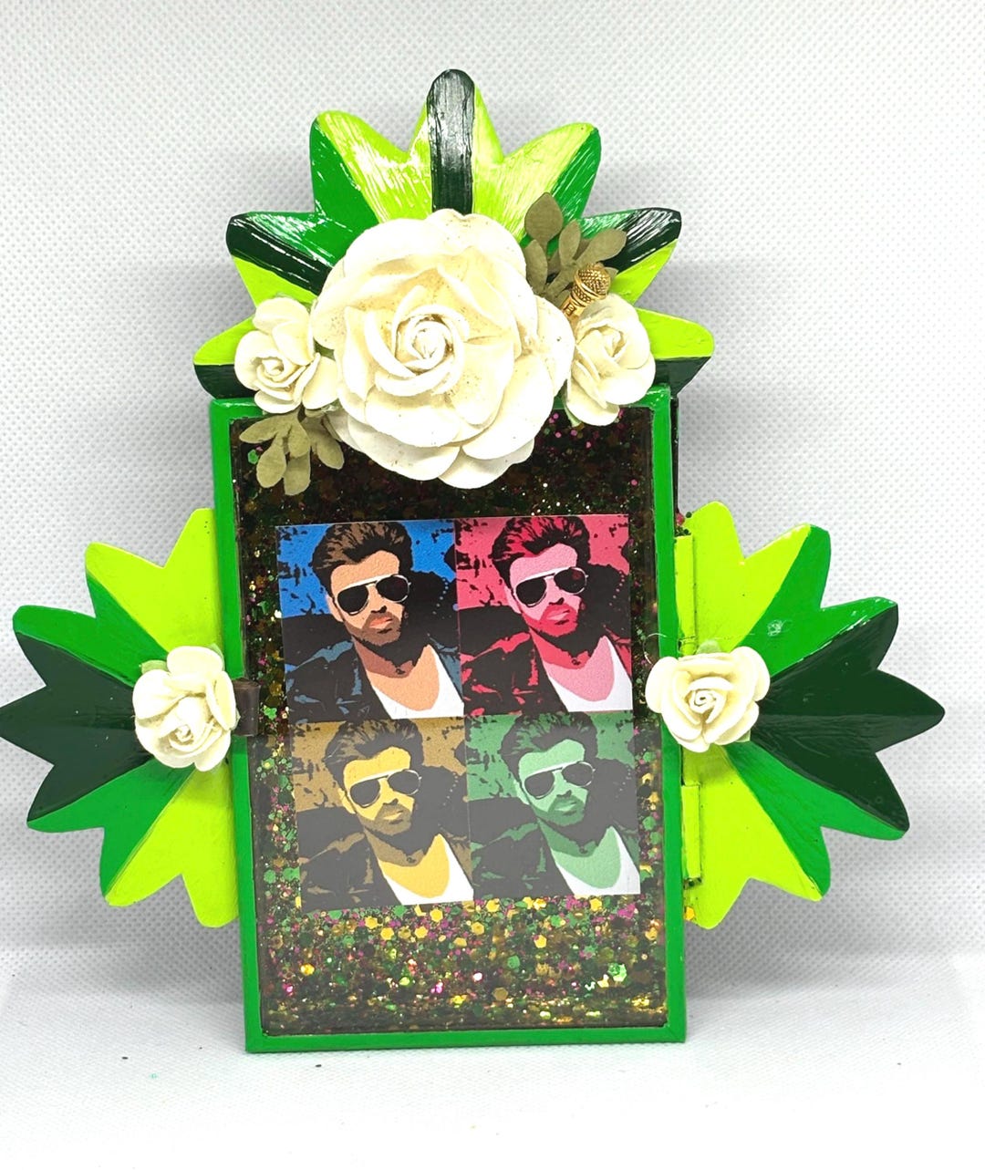 George Michael Nicho Shadowbox Shrine, Mexican Folk Art, Pop Culture ...