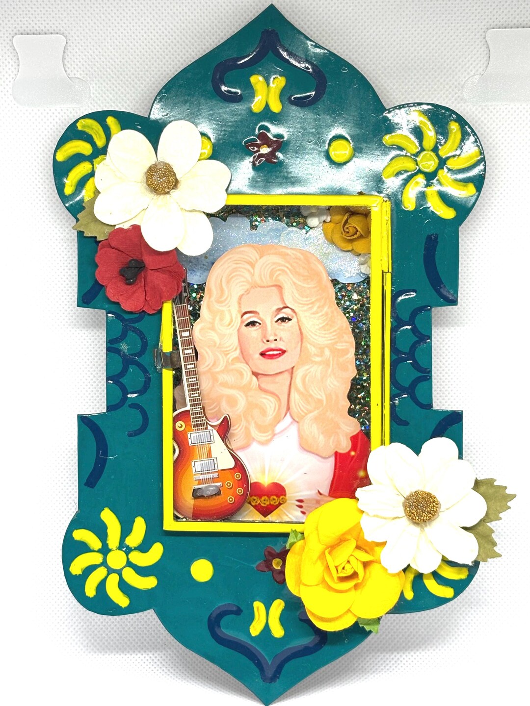 Young Dolly Parton Nicho Shadowbox Shrine, Mexican Folk Art, Music ...