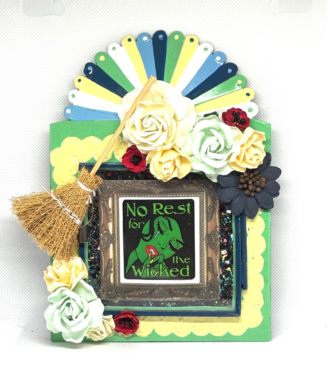 Wicked Elphaba Nicho Shadowbox Shrine, Best Friend Gift, Wizard of Oz ...