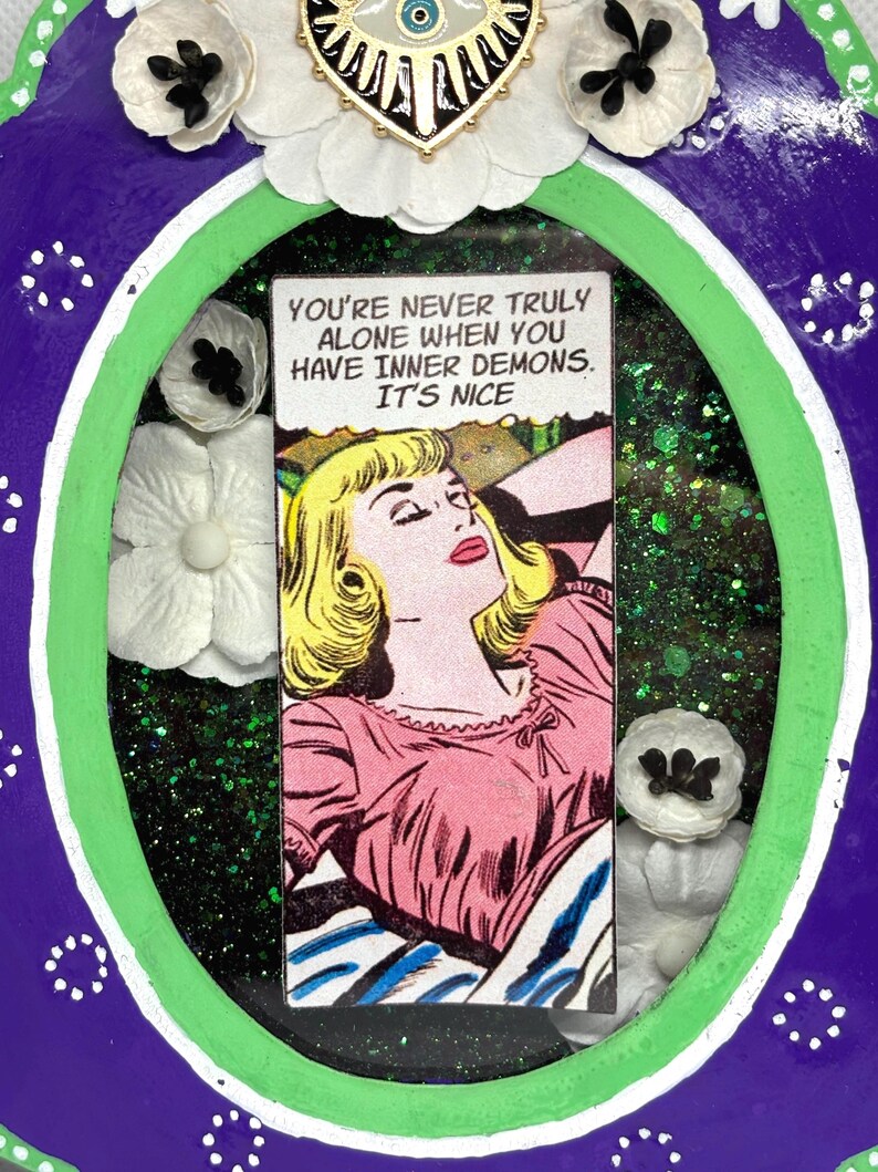 Inner Demons Pop Art Nicho Shadowbox Shrine - Etsy