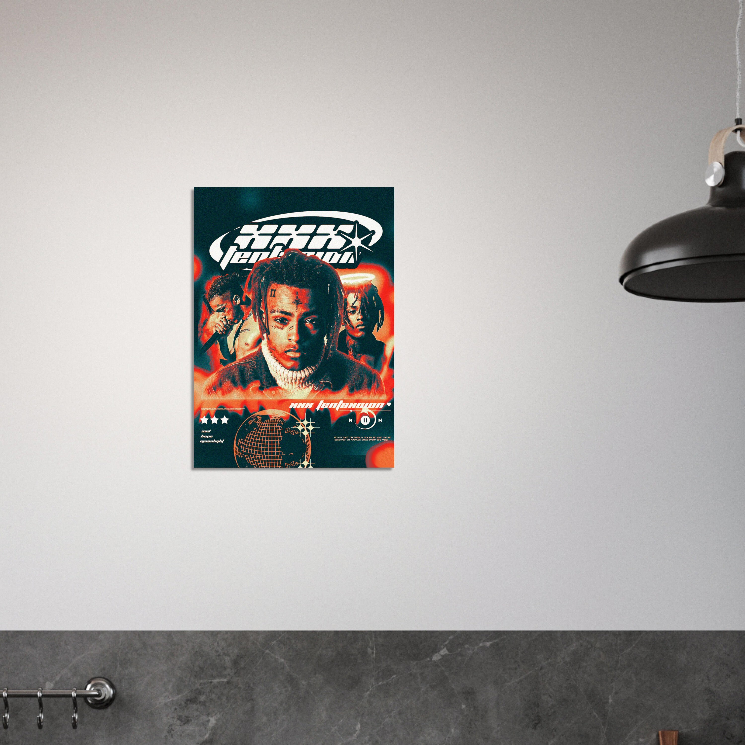 Xxxtentacion DIGITAL Poster, Music Poster Print, High Quality Print ...