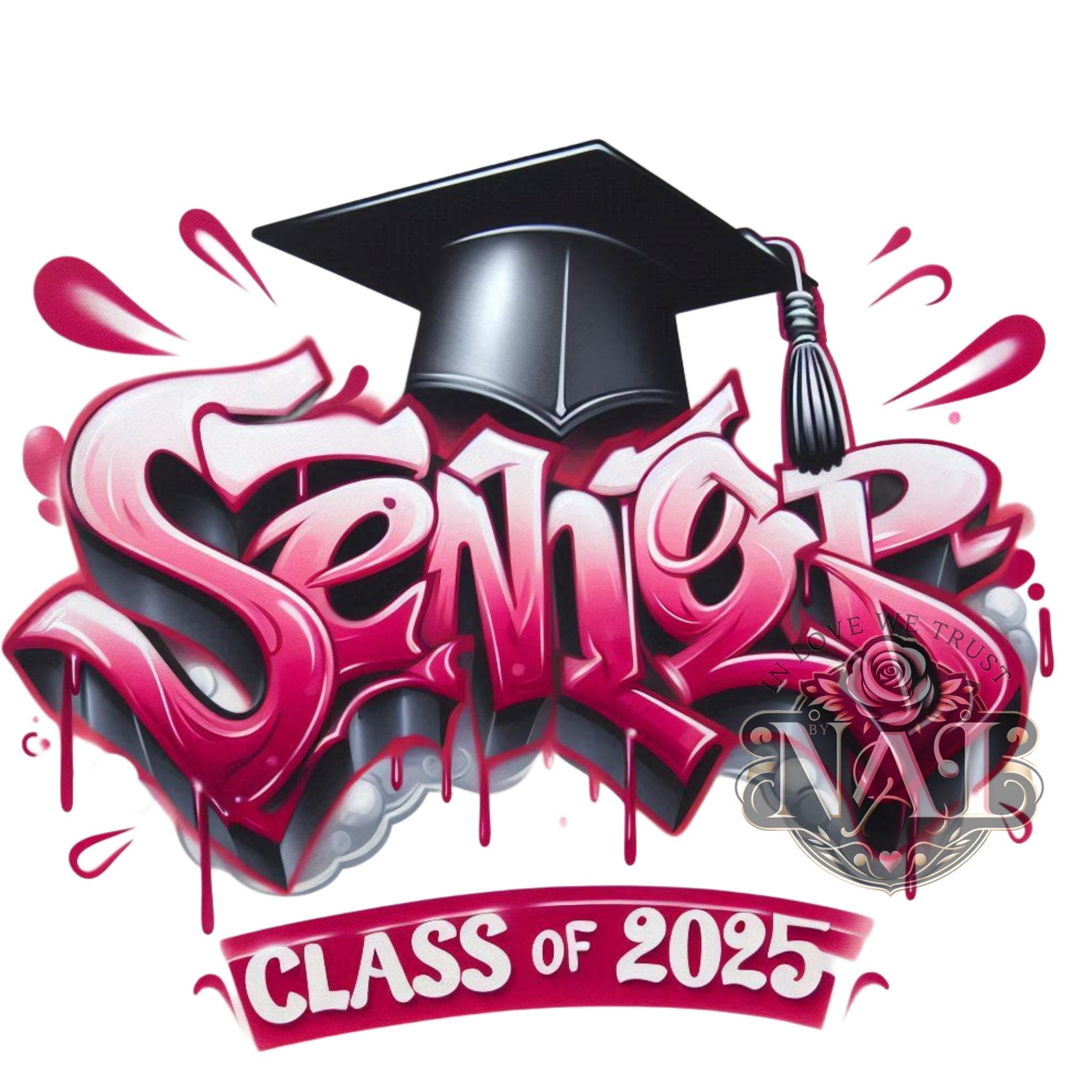 2025 Senior Graffiti PNG, Transparent Background (digital Download) - Etsy