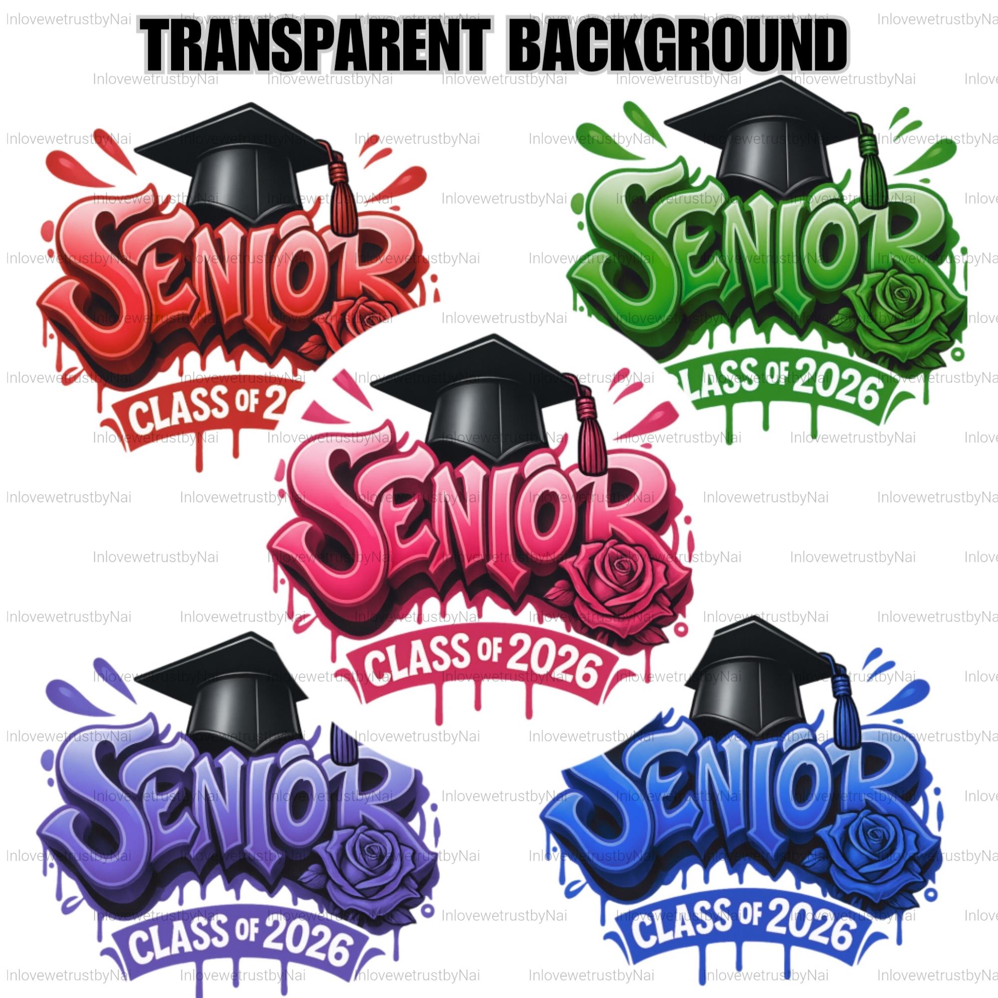 2026 Graduation PNG: Transparent Clipart for DIY Crafts (digital ...