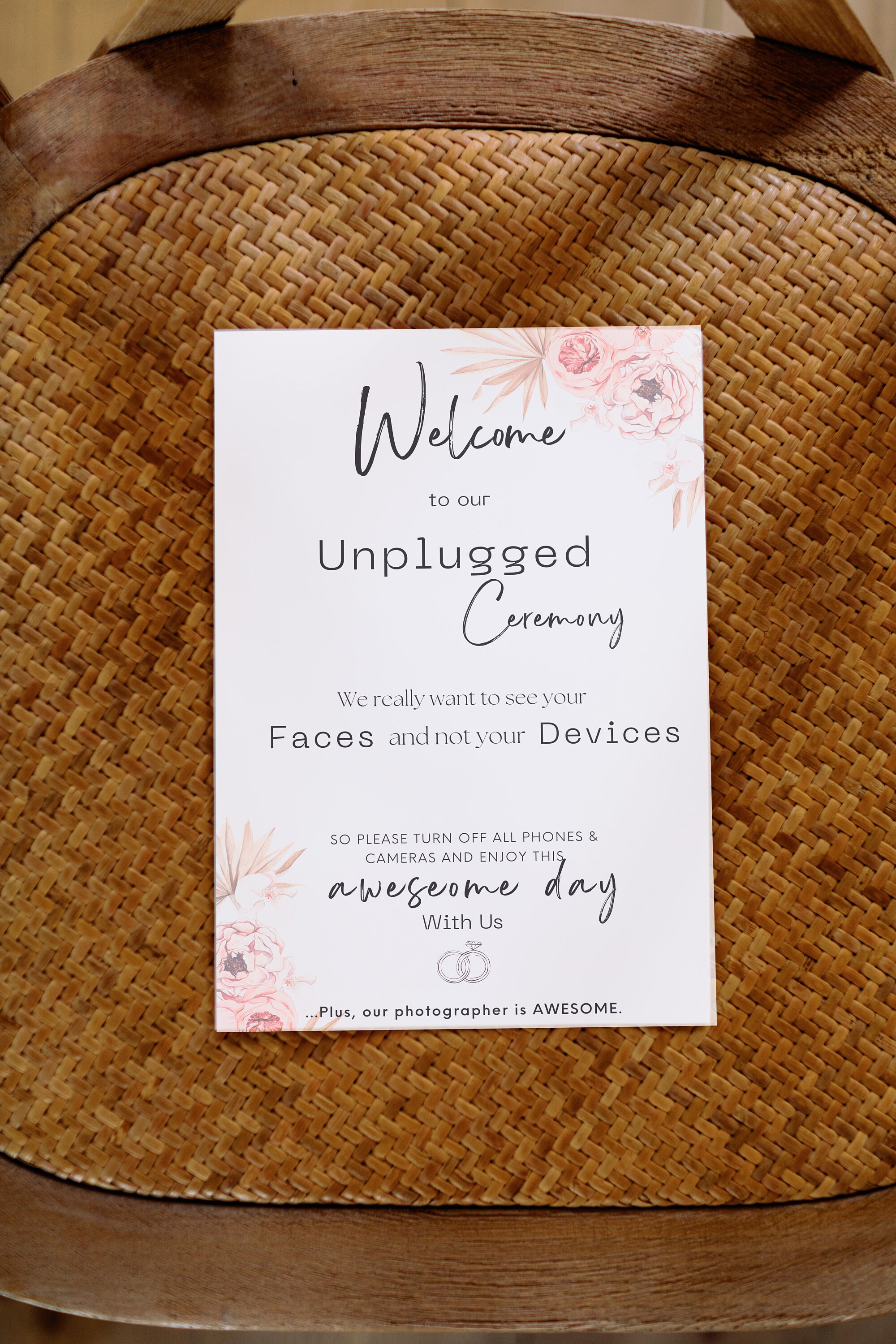 Unplugged Ceremony Download (printable PDF) - Etsy