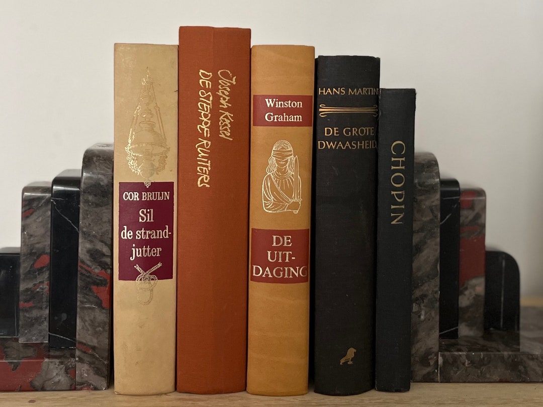 European Vintage Book Collection | Set of 5 | Old-fashioned | Classical ...