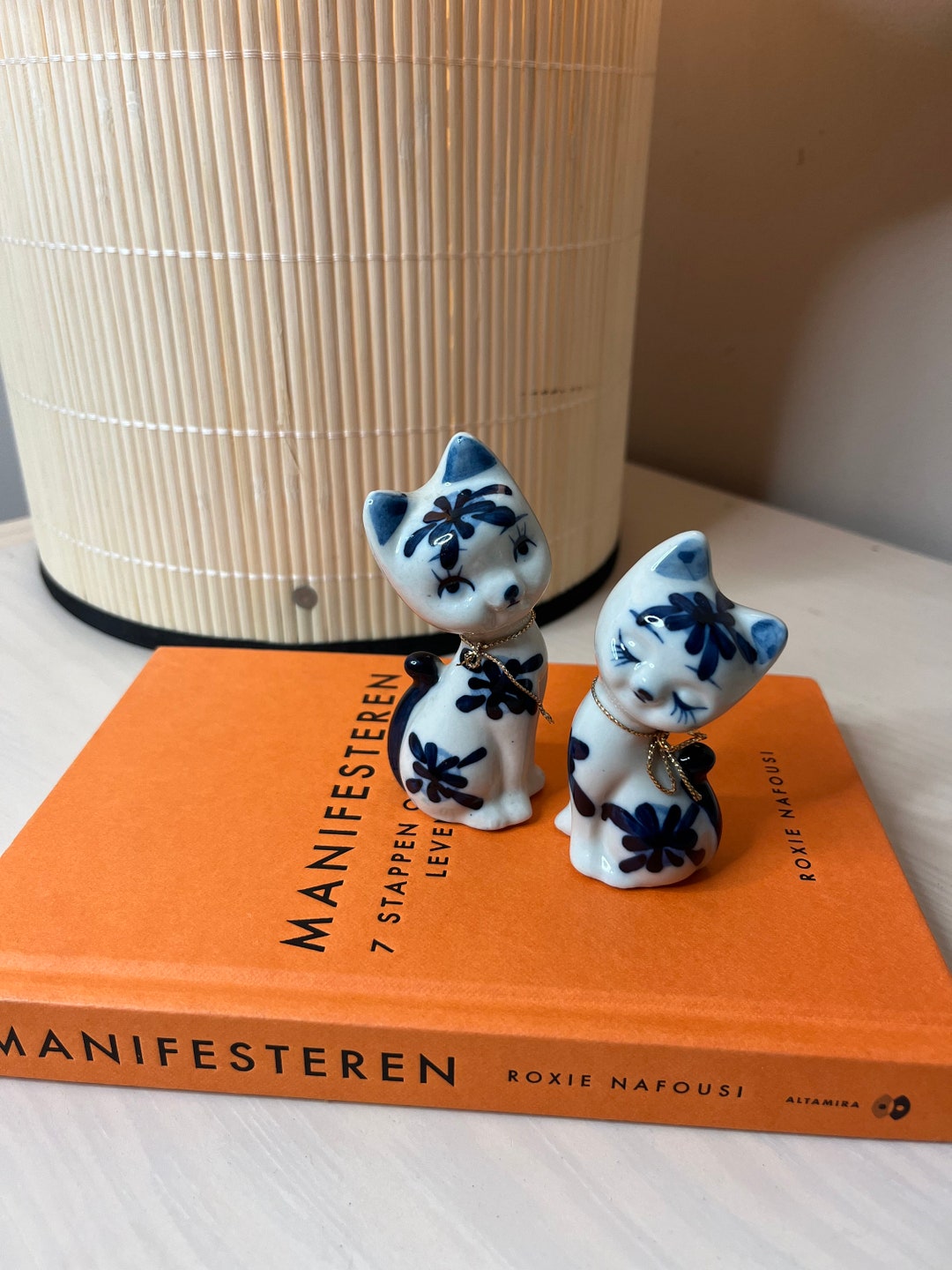 Delft Blue Porcelain Cats Set of Cats From Delft Blue Dutch Dutch ...