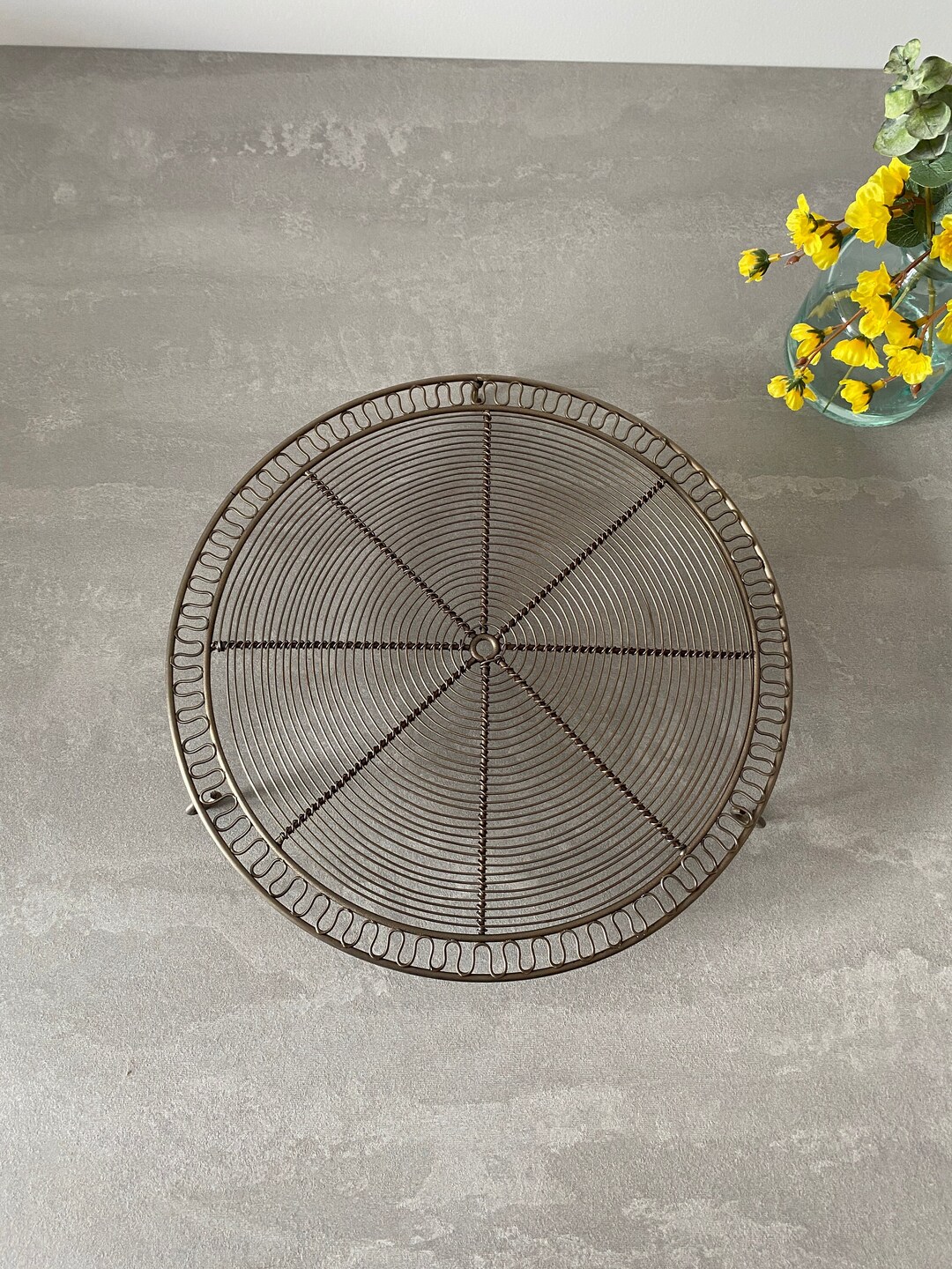 French Antique Wire Trivet From 1910 Metal Cooling Rack - Etsy