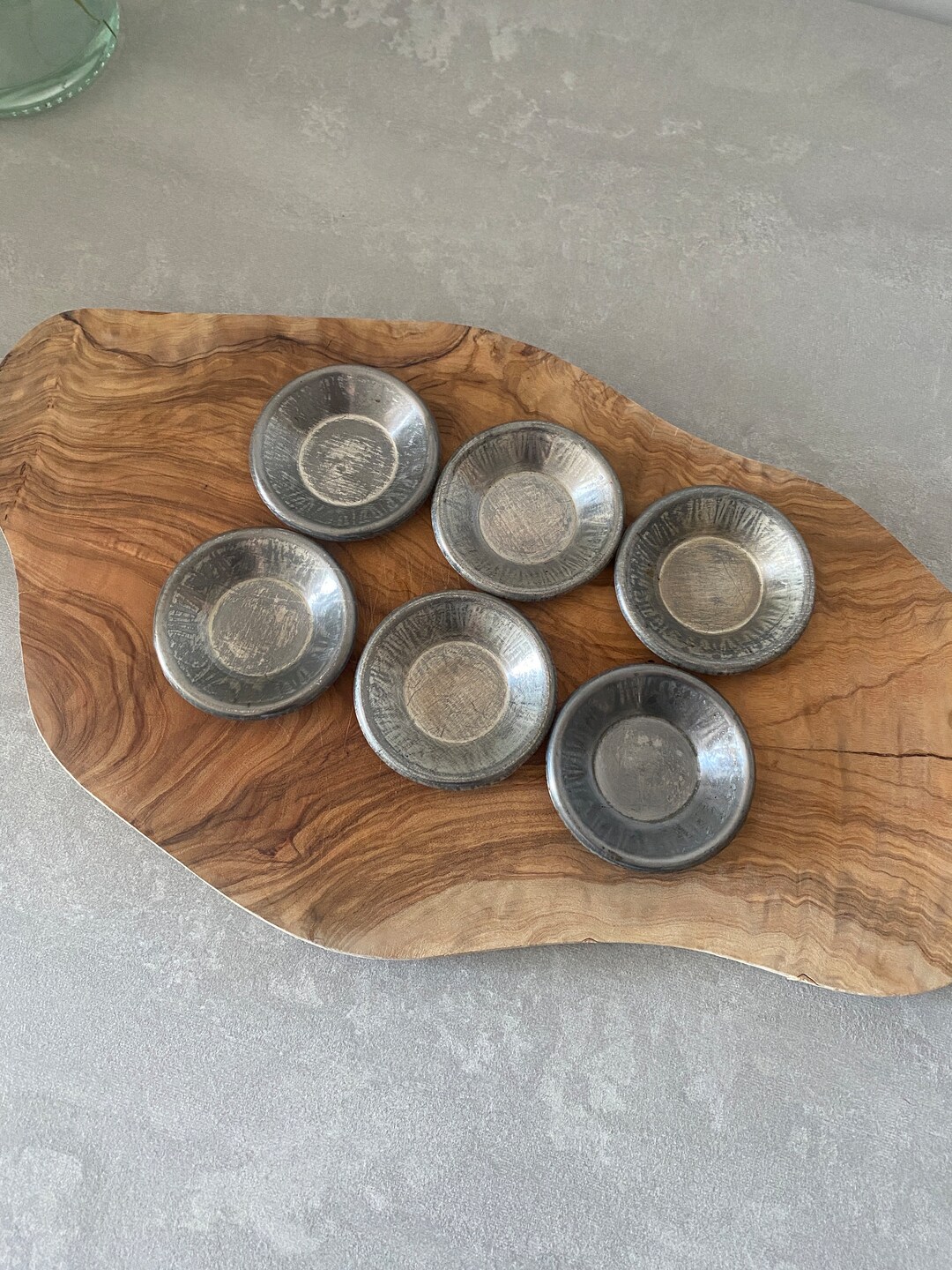 Set of 6 Vintage Tiny Plates - Etsy