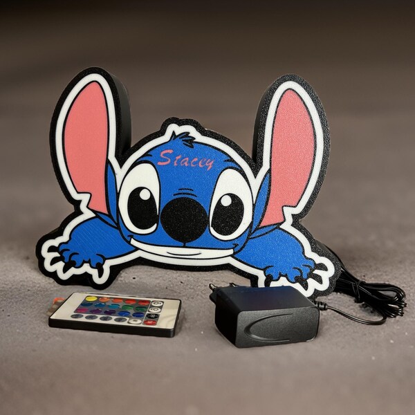 Stitch Night Light - Etsy