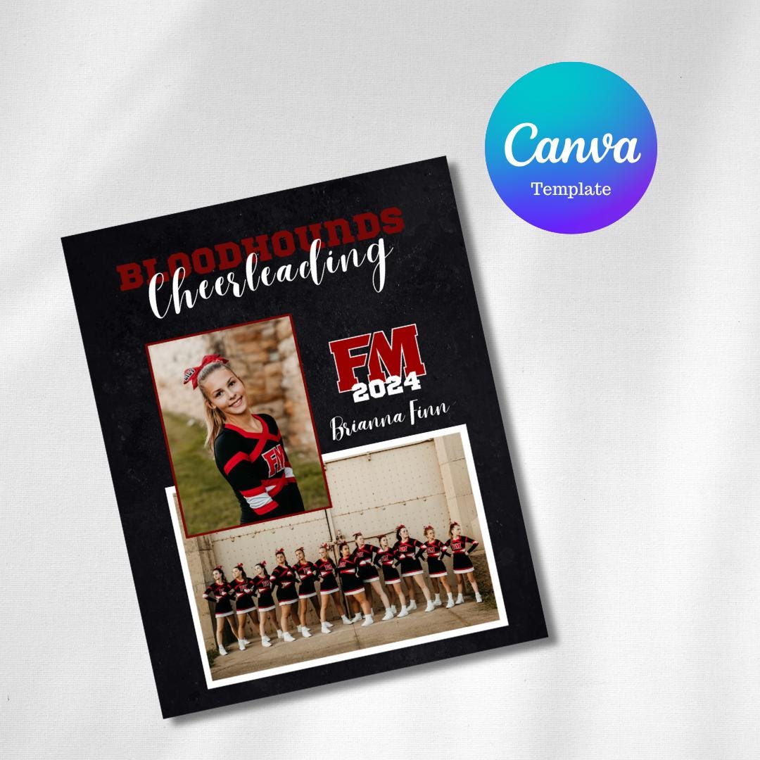 Sports Team Collage Template, Customizable Memory Mate (for Canva) - Etsy
