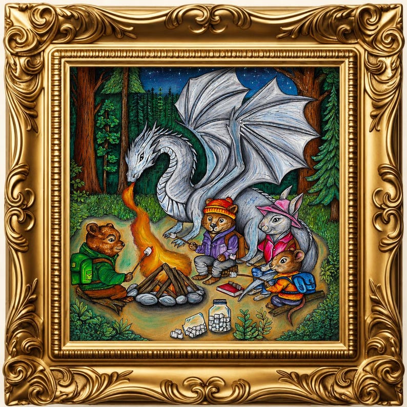 Storybook-style Animal Prints Set, Large Size, Original Designs From ...