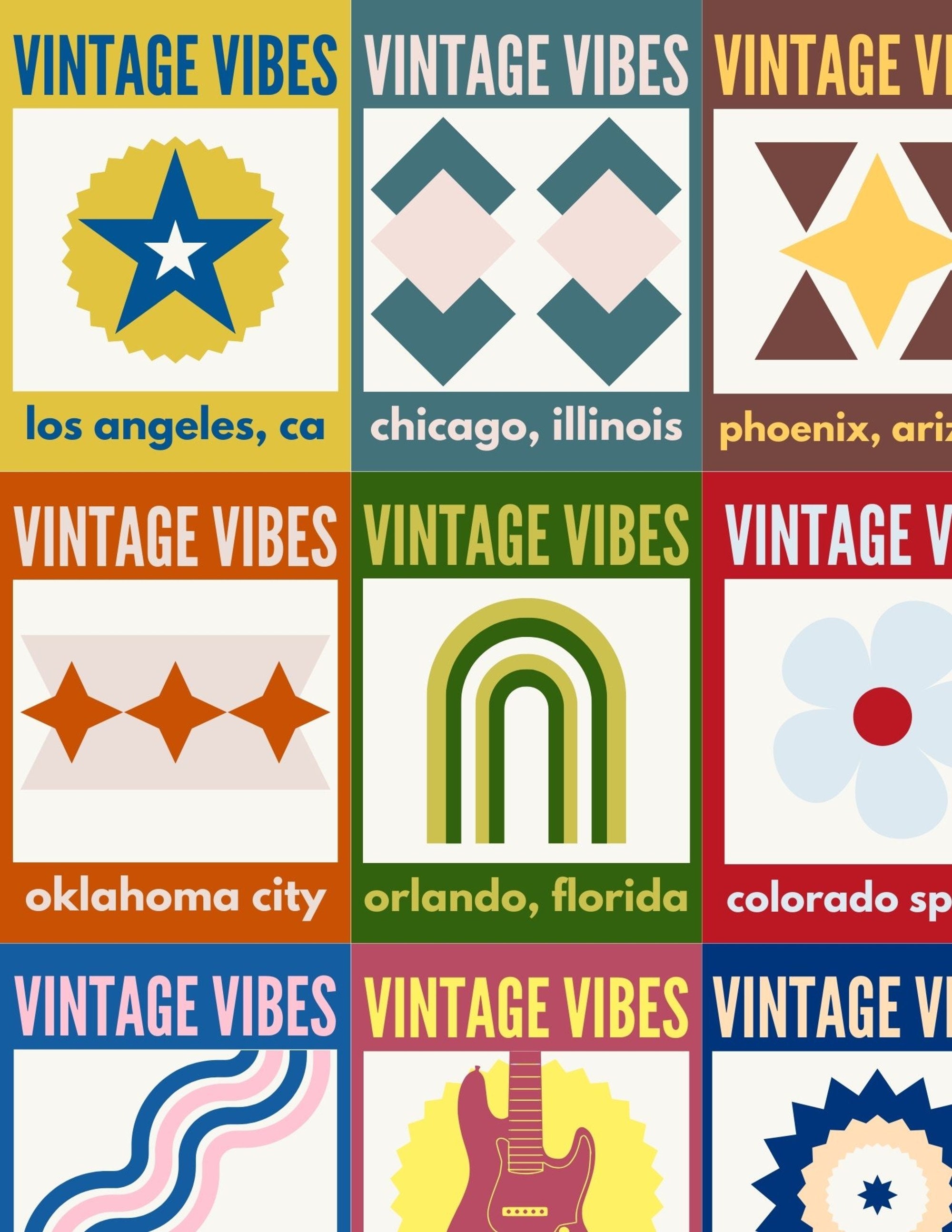 10 EDITABLE VINTAGE CANVA Templates (flyers, Posters) - Etsy