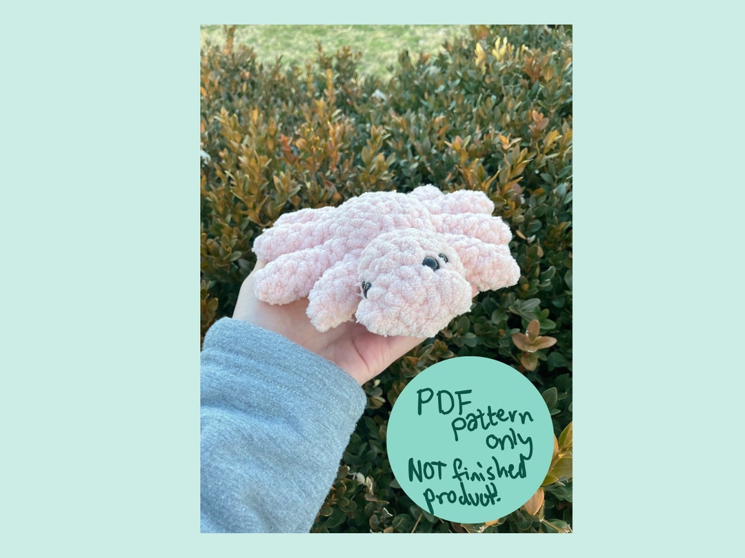 Sam the Interactive Crochet Spider Digital Download Amigurumi Pattern ...