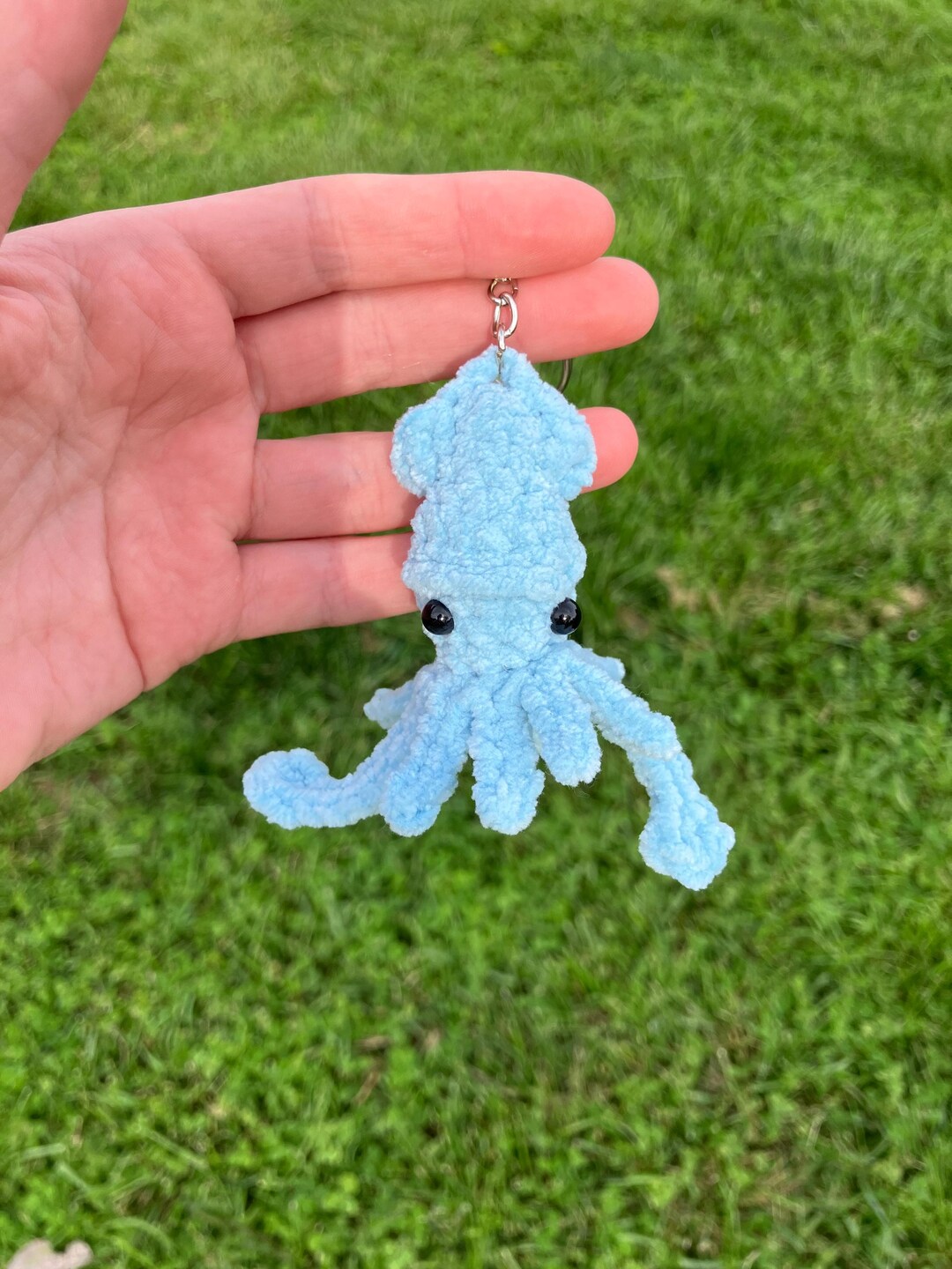 Mini Squid Axolotl Keychain, Squid Plush, Sea Animal, Bag Charm, Gift ...