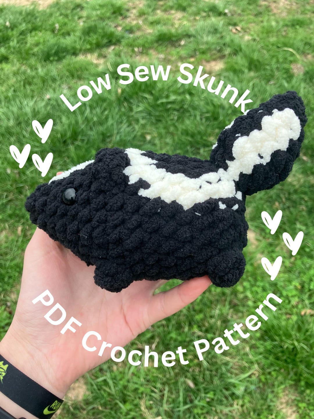 Low Sew Amigurumi Skunk Crochet Pattern, Market Prep (PDF Pattern) - Etsy